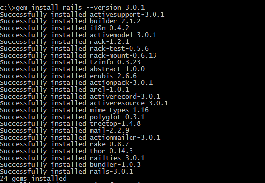 Installing Rails 3 on Windows 7 | RexBlog