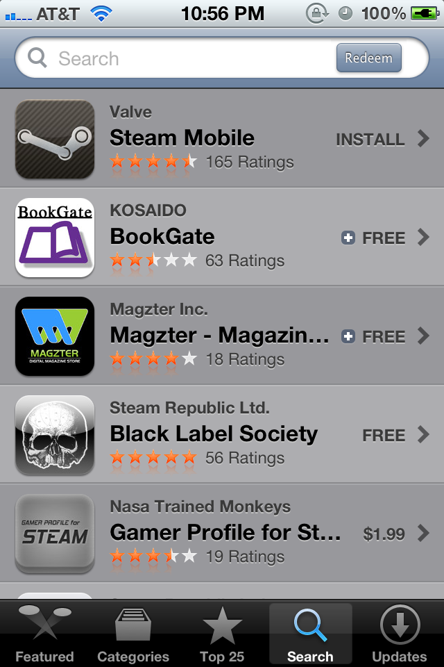 iOS Redeem App Code Mockup | RexBlog