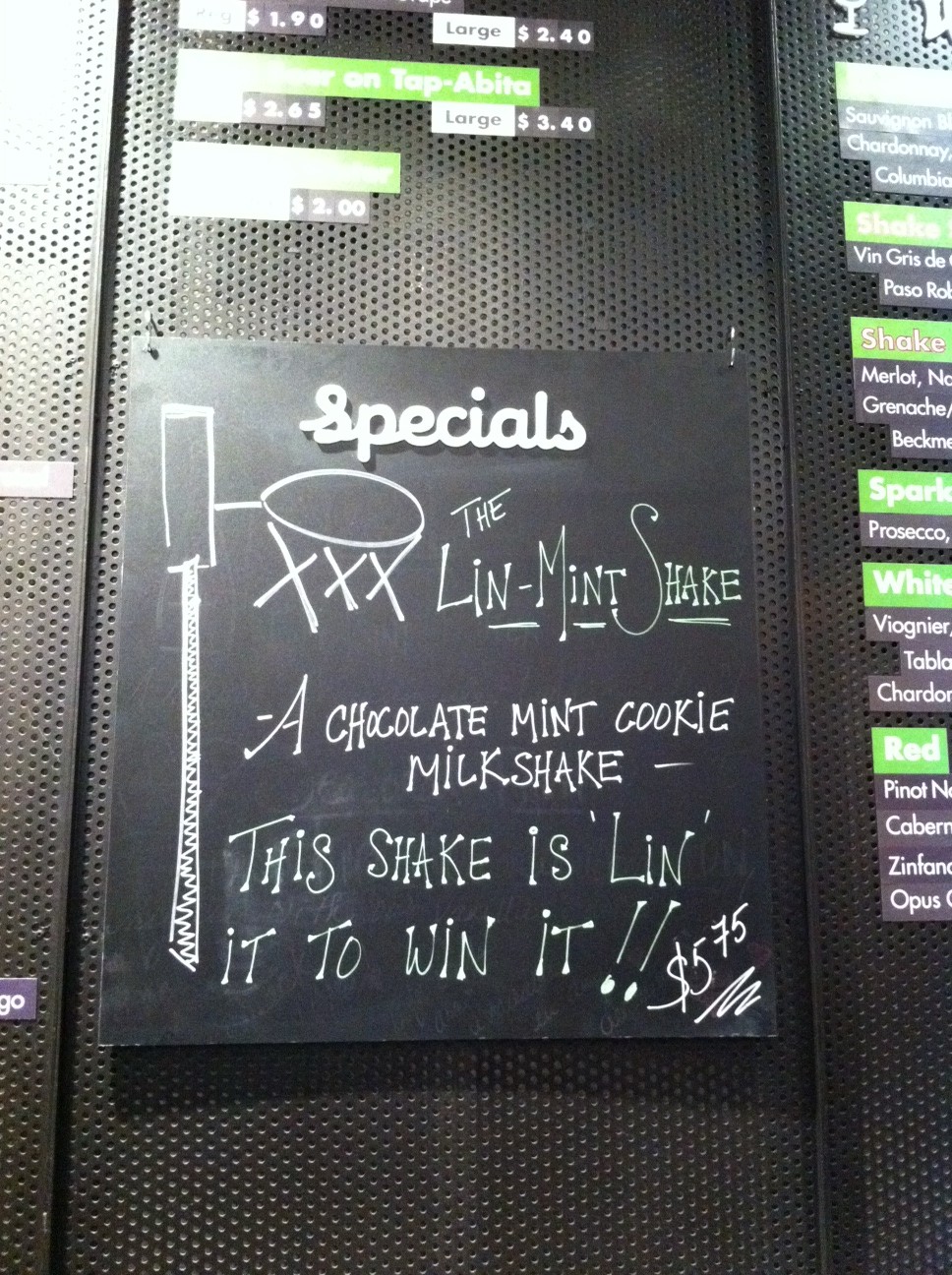 Lin-Mint Shake | RexBlog