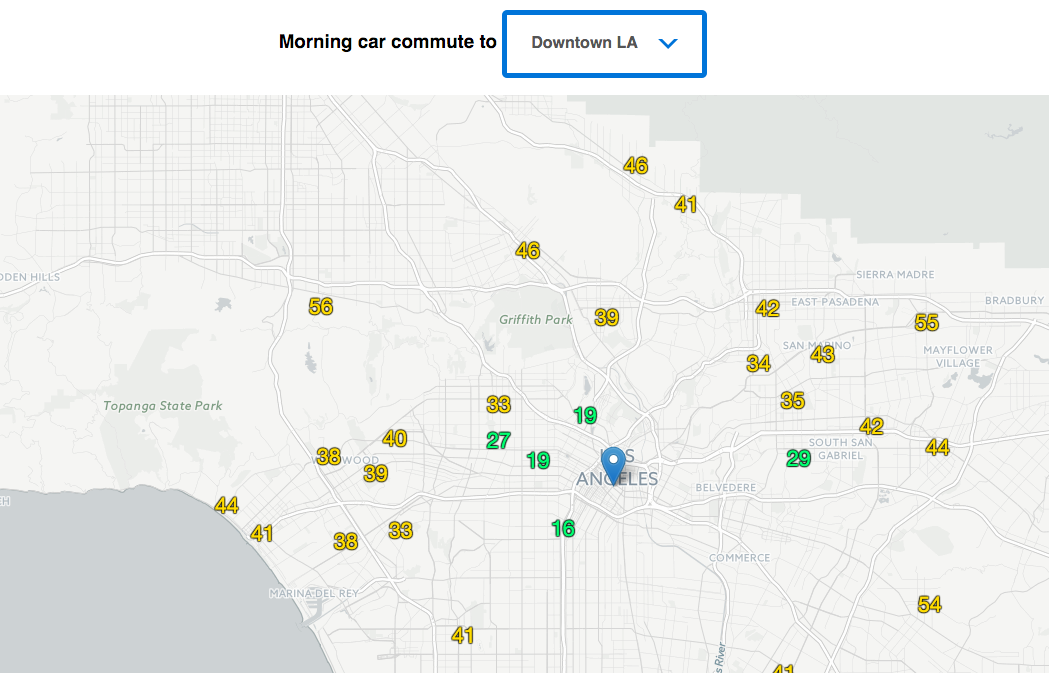 LA Commute Visualization | RexBlog